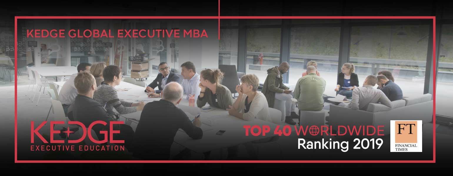 2019 Financial Times Executive MBA ranking: KEDGE Business School