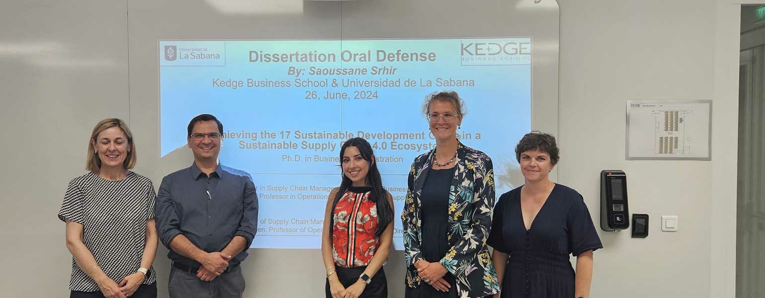 Angie Ramirez and Saoussane Srhir, doctoral students from KEDGE, obtain ...