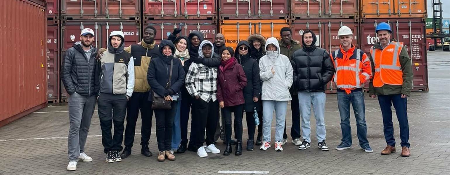 International Trade & Logistics students on a study trip to Rotterdam ...