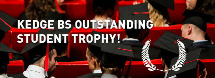 Kedge BS outstanding student trophy - Kedge Business School