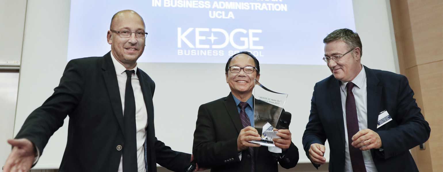 Prof. Christopher S. Tang received KEDGE Business School’s “20 Years on ...